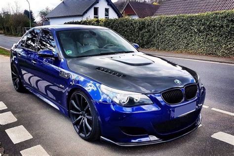 BMW 5 E60 E61 2003 10 M5 dokładka przód TUNING 12243371552