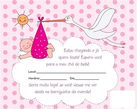 25 MODELOS DE CONVITE PARA CHÁ DE BEBÊ Cantinho do Educador Infantil