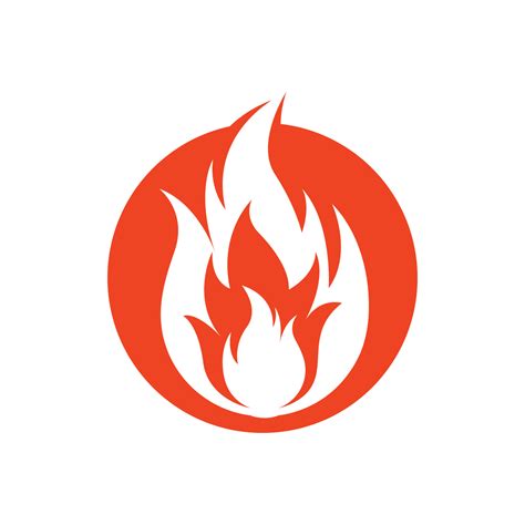 Fire Flame Logo Icon Design Vector 7635882 Vector Art At Vecteezy