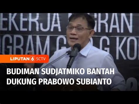 Budiman Sudjatmiko Buka Suara Terkait Kontroversi Pertemuannya Dengan