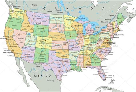 Cartina Stati Uniti D America Atlanta Cartina