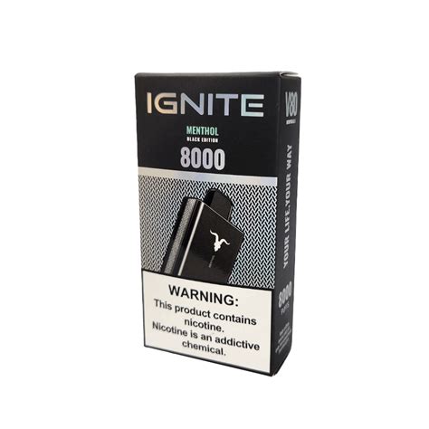 Pod Descartável Ignite 8000 Puffs Menthol VapeLandBR
