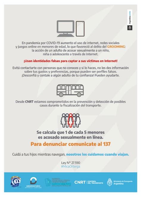 La CNRT Ratifica Su Compromiso En La Lucha Contra El Grooming