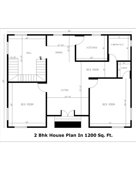 Bhk House Plan In Sq Ft Bhk Gharka Naksha In Sq Ft