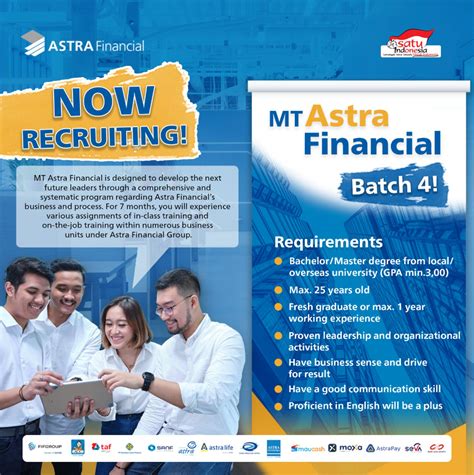 Lowongan Management Trainee Astra Financial Gokerja ID