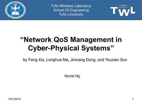 ppt “network qos management in cyber physical systems” powerpoint presentation id 551531