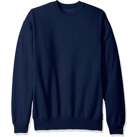 Moletom Gola Careca Redonda Azul Marinho Blusa De Frio Fechado
