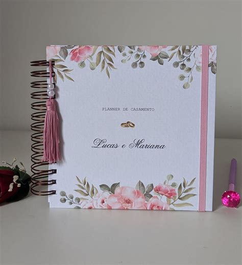 Diário da Noiva Planner da Noiva Nome Casamento Md 1
