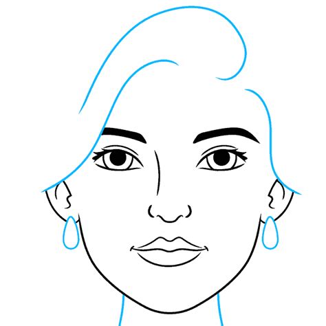 How To Draw A Face Portrait Really Easy Drawing Tutorial