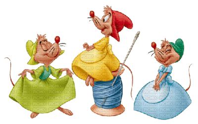 Cinderella mice png grátis PicMix