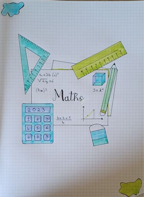 Page de garde Mathématiques en 2023 Page de garde Mathématiques