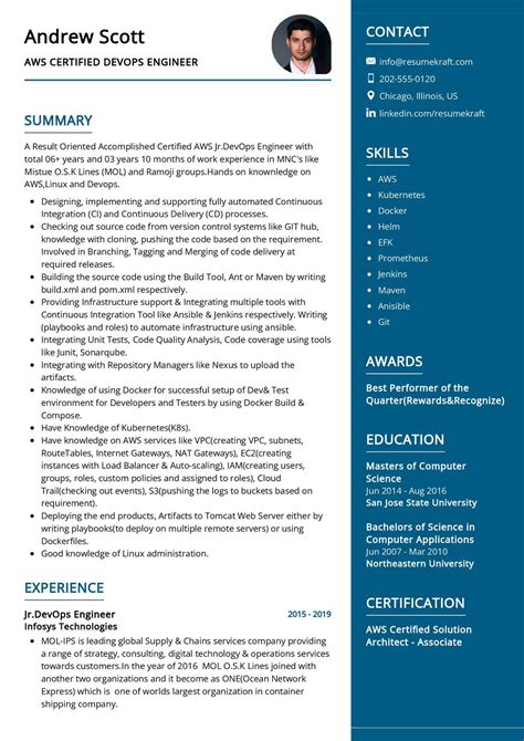 DevOps Engineer CV Sample 2022 Writing Tips ResumeKraft