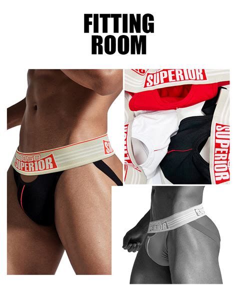 Cmenin Thời Trang Gợi Cảm Rỗng Quần Lót Nam Jockstrap Quần Lót Cotton