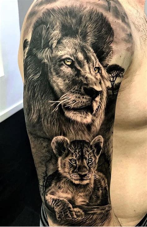 Tatuagens De Le O Femininas E Masculinas Toptatuagens Lion Cub