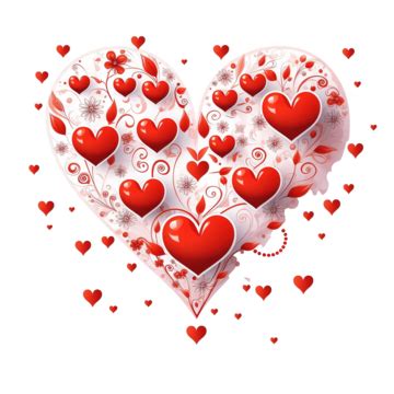 Dise O De Saludo De Tema Rojo Del D A De San Valent N Png Dibujos
