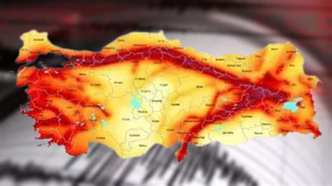 TÜRKİYE DEPREM RİSK HARİTASI AFAD 2023 Türkiyede hangi illerden fay