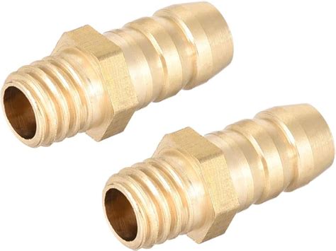 Amazon Uxcell Brass Fitting Connector Metric M6 1 Male To Barb Fit