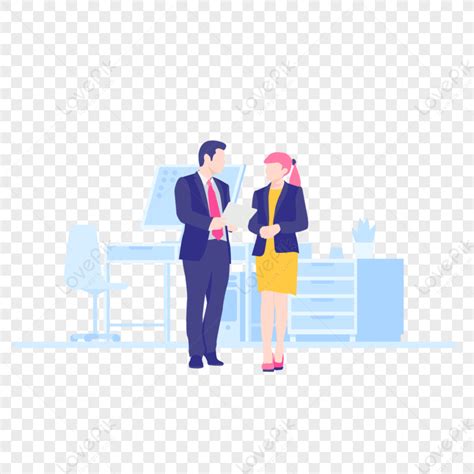 Discussion Work Icon Free Vector Illustration Material Material Icon