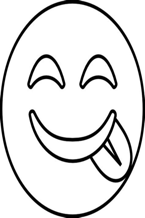 Silly Face Emoji Coloring Pages Free Coloring Pages