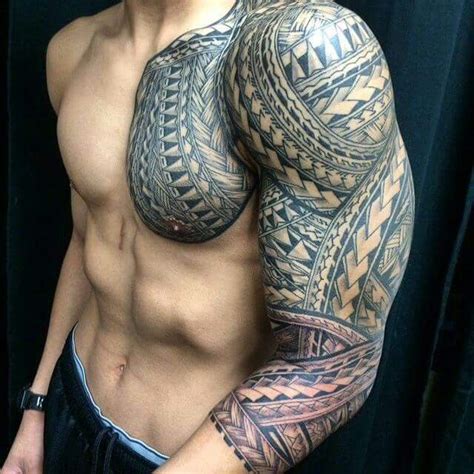 Not Sure About The Pec Part But Pretty Cool Full Sleeve Tattoos Body
