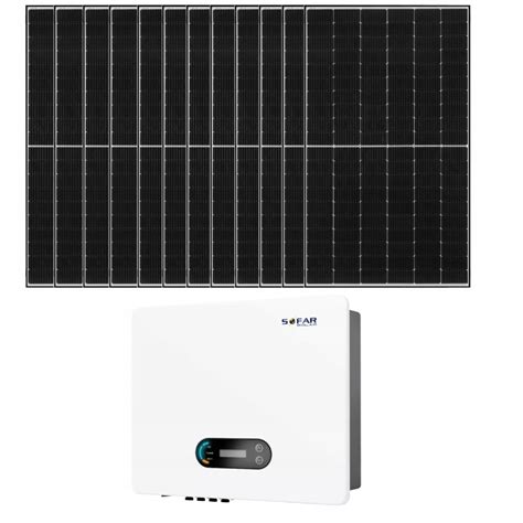 Zestaw Fotowoltaiczny 10 KW Falownik Sofar 11 KTL Panele Jinko 445W