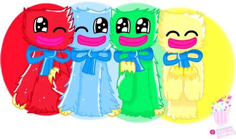 Mini Huggies Poppy Playtime Desenhos Animados Monstros Desenhos The