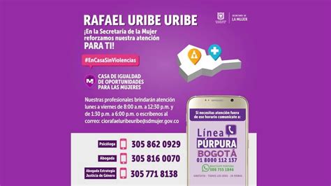 Conoce los puntos de atención de violencias contra la mujer en Rafael Uribe
