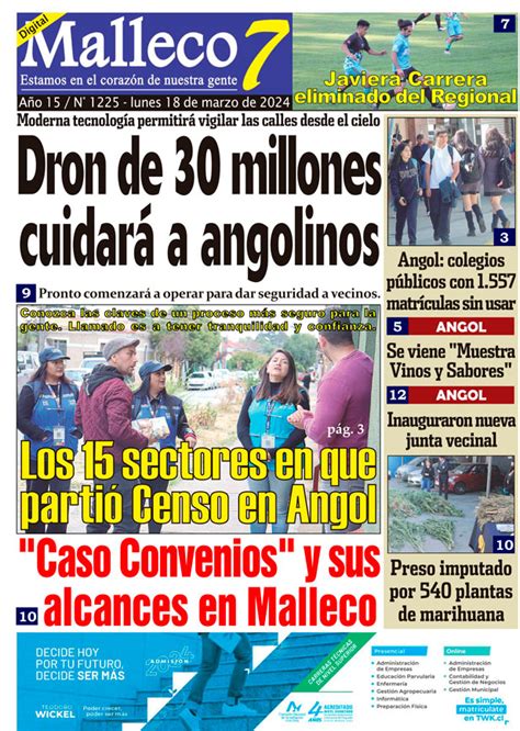 Edición Lunes 18 de marzo de 2024 Malleco 7