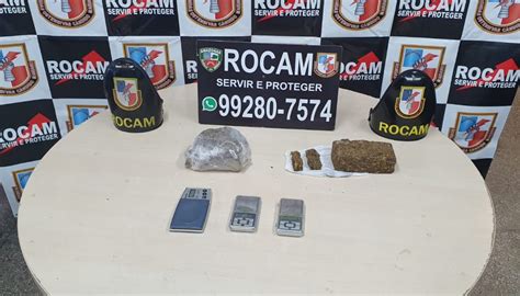Rocam detêm suspeito de tráfico de entorpecentes na zona leste SSP