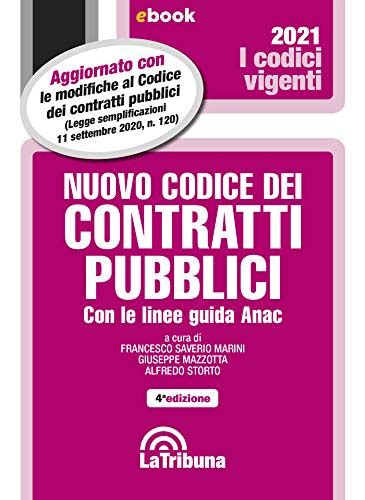 Nuovo Codice Dei Contratti Pubblici Edizione 2021 Collana Vigenti By