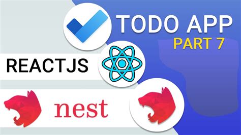 nestjs todo app nest js part seven youtube