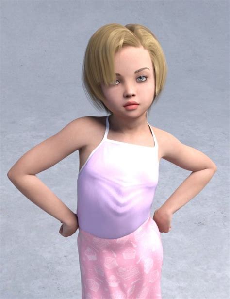 Aria Kid For Genesis 8 Female 3d Models For Daz Studio And Poser