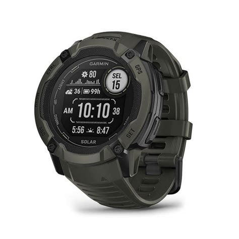 Instinct 2X Solar Jam Tangan GPS Tenaga Surya Moss Smartwatch