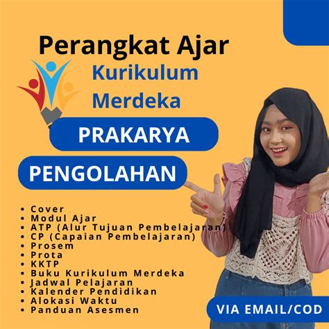 Jual Modul Ajar Prakarya Pengolahan Kelas Kurikulum Merdeka