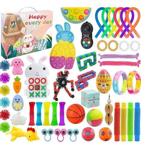 Set 50 Piezas Fidget Cube Juguete Sensorial Anti Estrés Cuotas sin