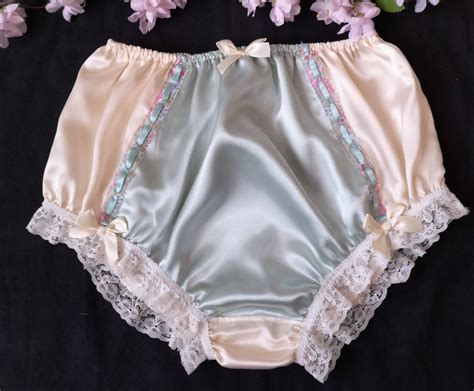Soft Ivory Satin Full Fit Pantiessilky Soft Satin Sissy Etsy Australia