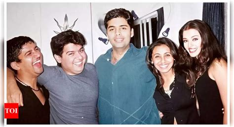 This Throwback Photo Of Karan Johar Striking A Pose With Rani Mukerji