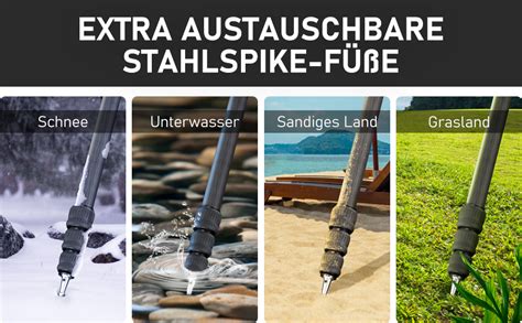 EVUMO Stativ Carbon Fiber Camera Tripod 161cm 10x Kohlefaser Mit 75mm