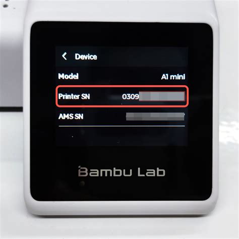 How To Locate Your Printer AMS Serial Number SN Bambu Lab Wiki