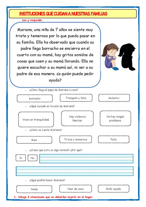 U3 S4 Ficha D3 Tutoría Instituciones QUE Cuidan A Nuestras Familias