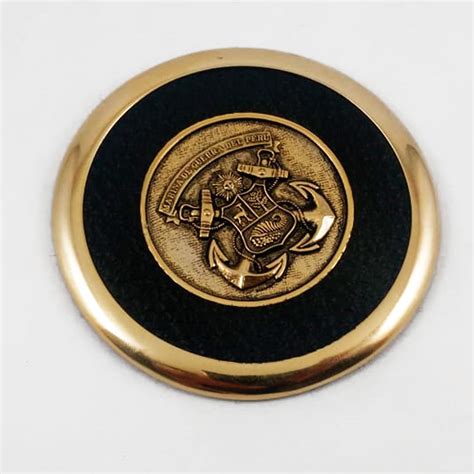 Juego de 4 o 6 Posavasos escudo Marina de Guerra del Perú AXO