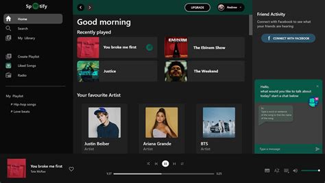 Spotify Homepage Redesign On Behance