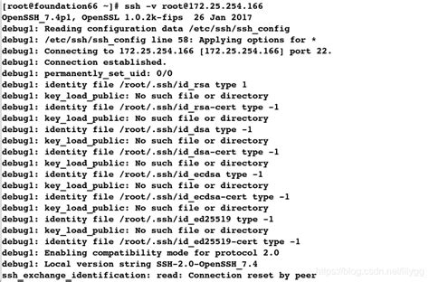 解决 ssh exchange identification read Connection reset by peer问题 CSDN博客