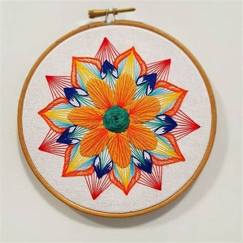 Embroidery Inspiration On Instagram Embroidery Art By