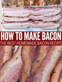 How To Make Bacon Homemade Smoked Bacon Recipe