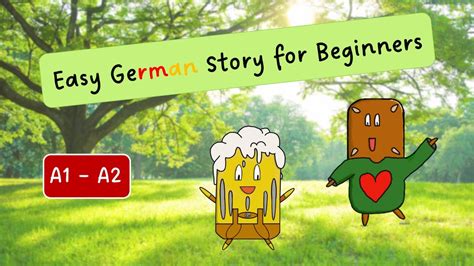 Easy German Story For Beginners Meeting In The Park Youtube