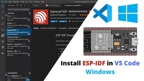 how to install esp idf in vs code for windows part 2 working [stdio h issue solved] youtube