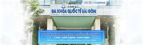 Phòng khám Đa khoa Quốc tế Sài Gòn Đặt lịch hẹn trực tuyến HelloBacsi