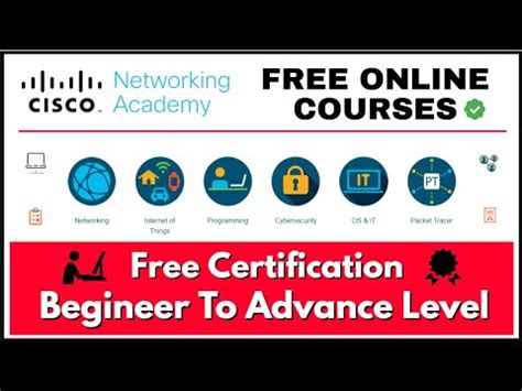 CISCO Free Online Courses With Premium Certificates Get CISCO