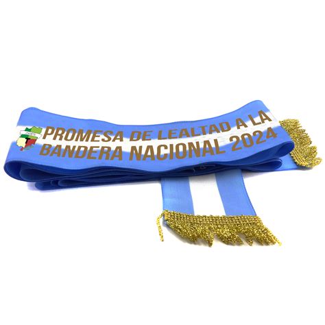 Bandas Jura A La Bandera Nacional Personalizadas Cm Ingenio Land
